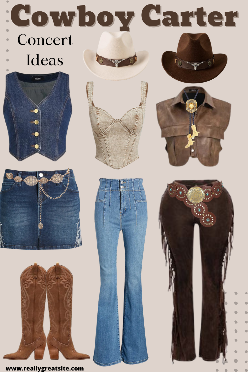 How to Style Outfits for Cowboy Carter Tour - shelooksgooddaily.com