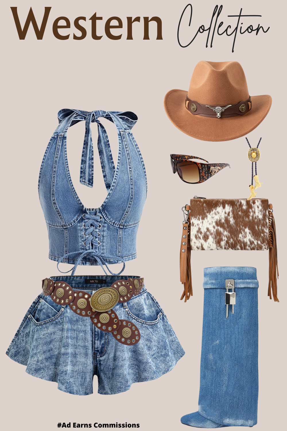 Denim Cowgirl Baddie – Western Meets Y2K - shelooksgooddaily.com